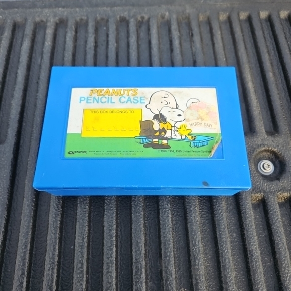 Peanuts | Toys | Vintage Peanuts Pencil Case 965 Empire Pencil Co ...